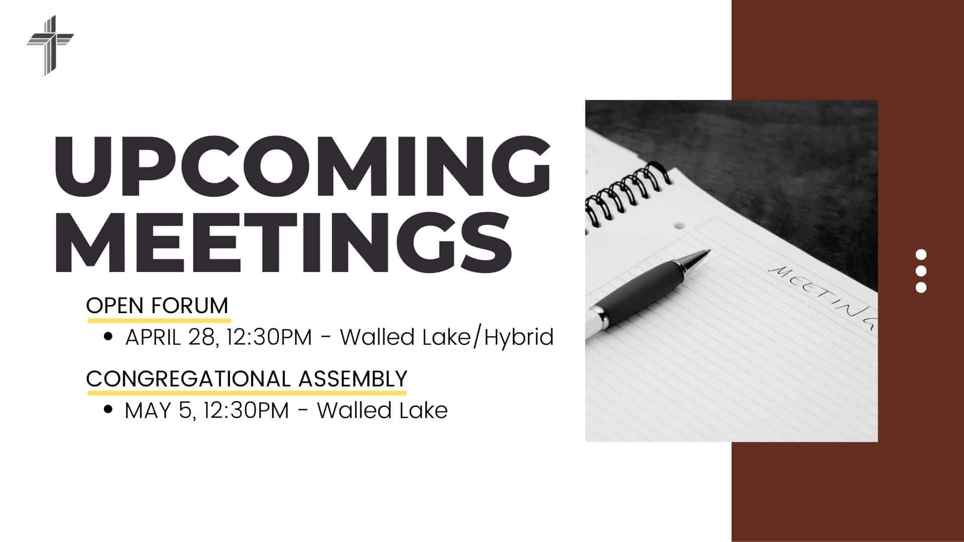 Annual Congregational Open Forum - St. Matthew Lutheran Church